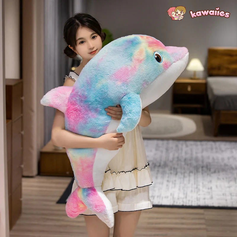Galaxy Rainbow Dolphin Plushies – Kawaiies