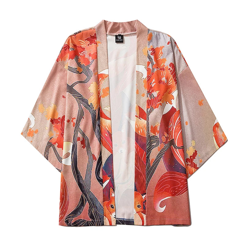 Anime Nine Tailed Fox Unisex Kimono – Kawaiies