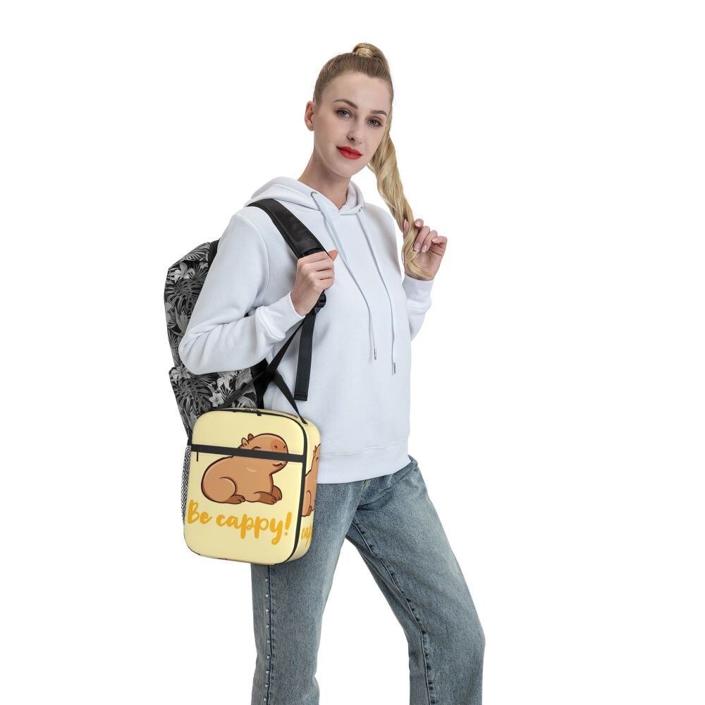 'Be Cappy' Capybara Lunch Bag – Kawaiies