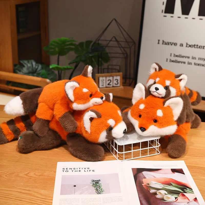 Fluffy Red Panda & Fox Plushies – Kawaiies