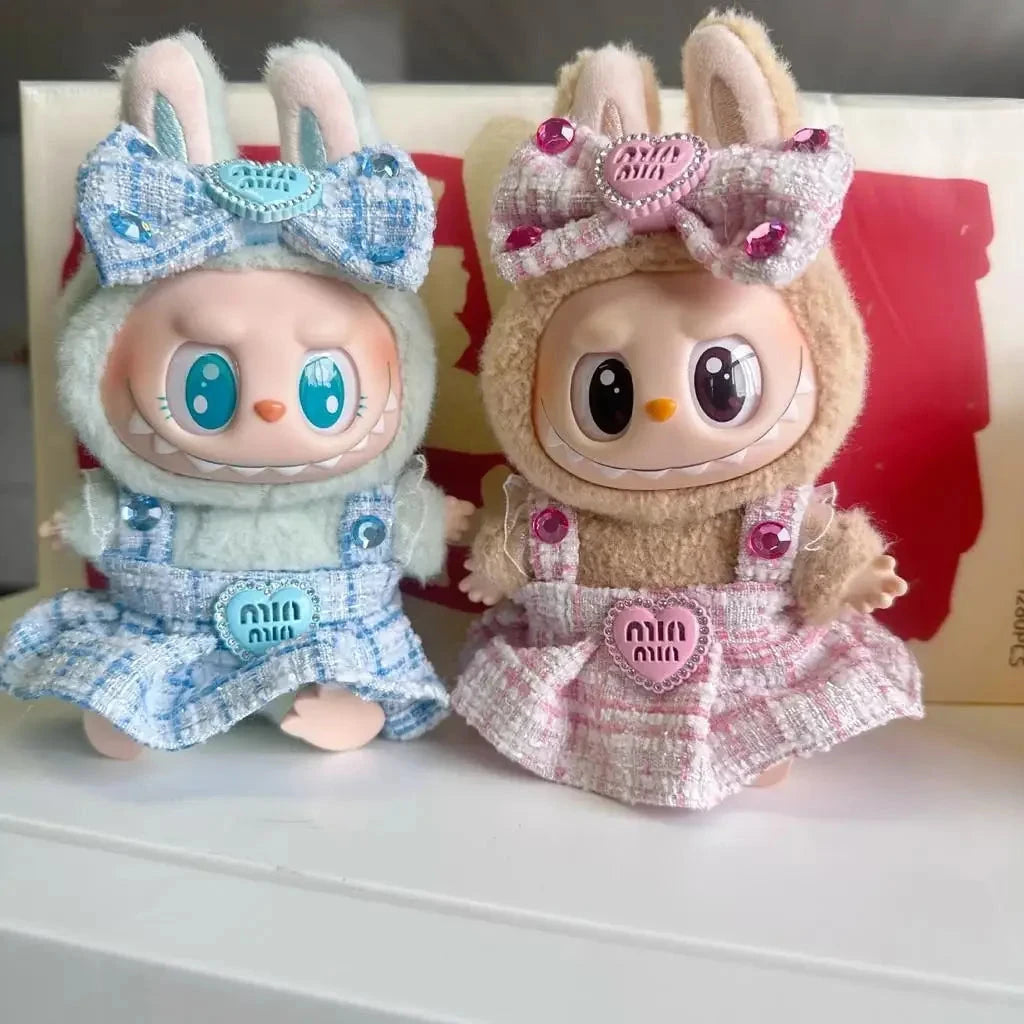 Handmade Labubu Heart Dress Outfit with Accessories – Kawaiies