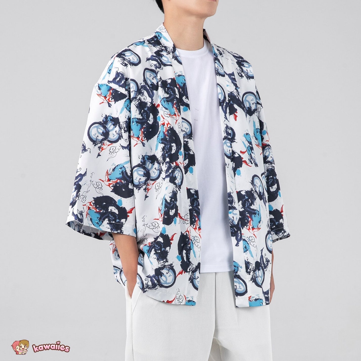 Japanese-themed Dragon Crane Male Yukata Collection – Kawaiies