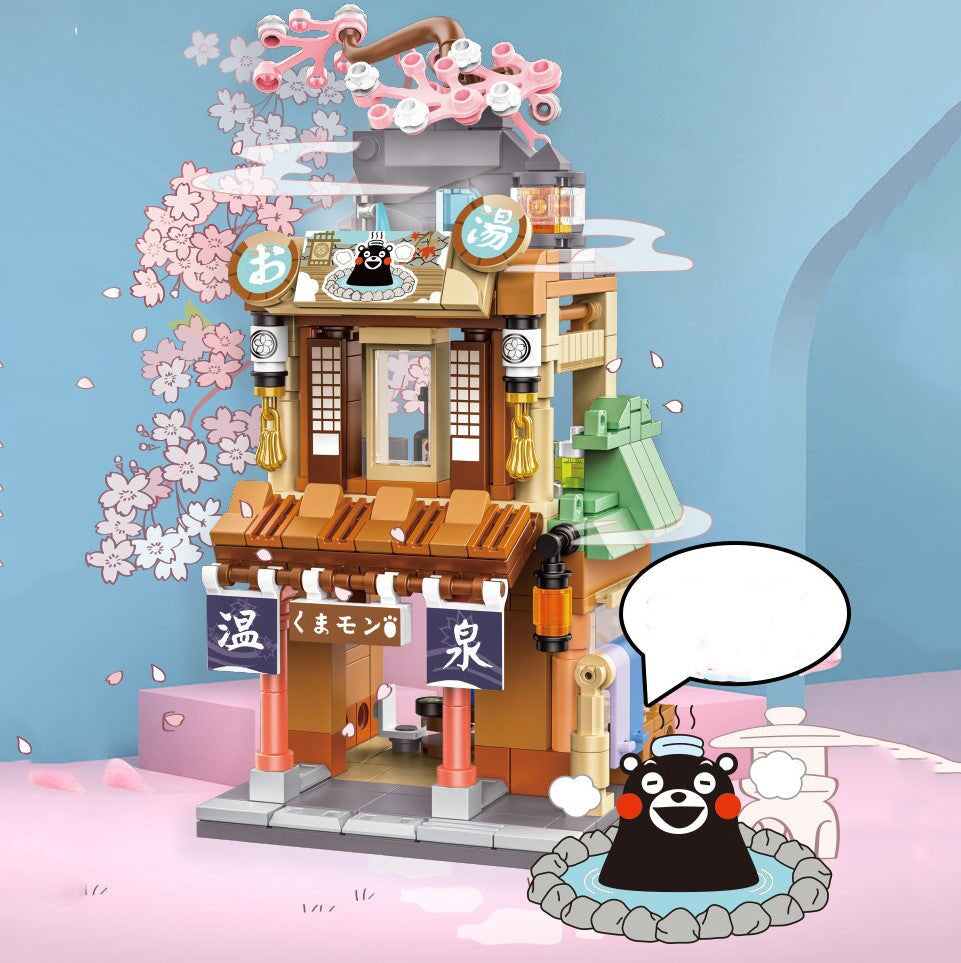 Japanese-themed Ramen Hot Spring Sushi Tea Micro Building Sets – Kawaiies