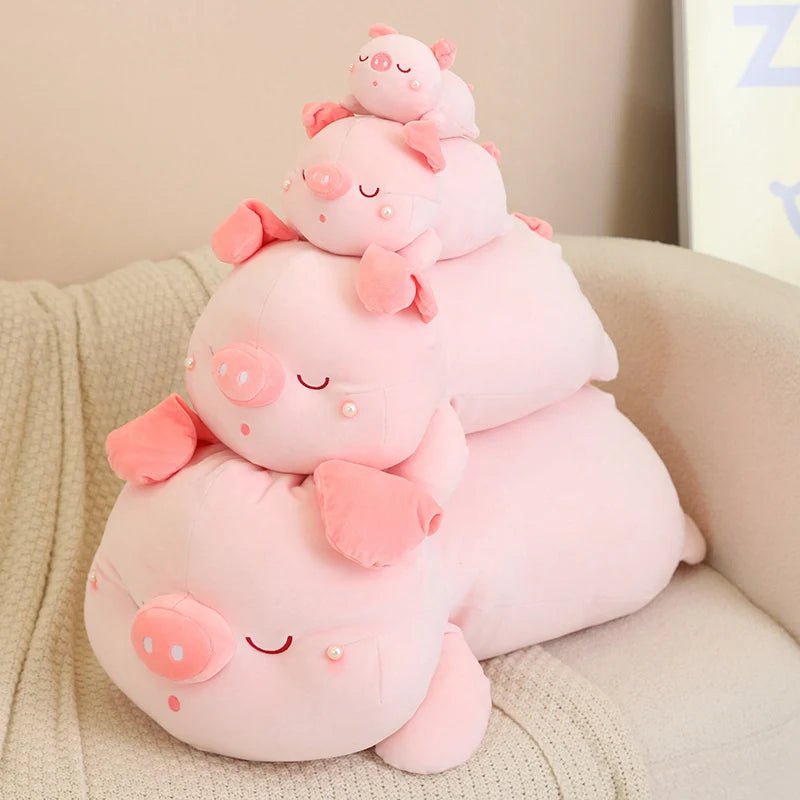 Jeju the Pig hiding in Shell Plushie – Kawaiies