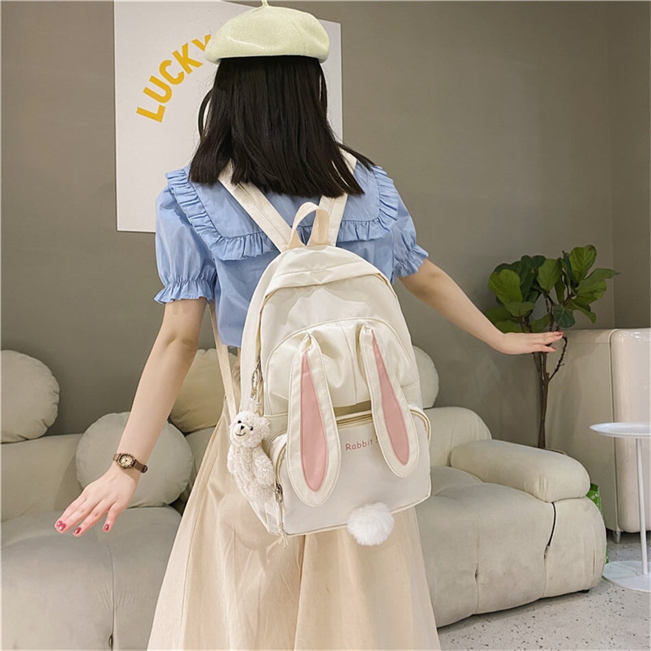 Kawaii Bunny Ears Backpack Bag – Kawaiies