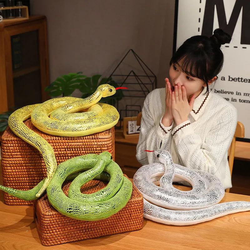 Long Shiny Snake Plushies – Kawaiies