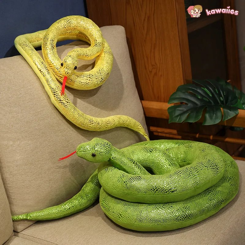 Long Shiny Snake Plushies – Kawaiies
