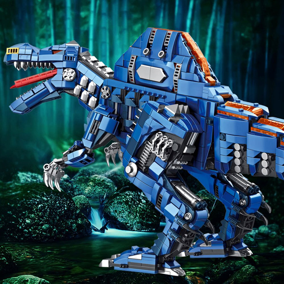 Majestic Blue Spinosaurus Building Sets – Kawaiies
