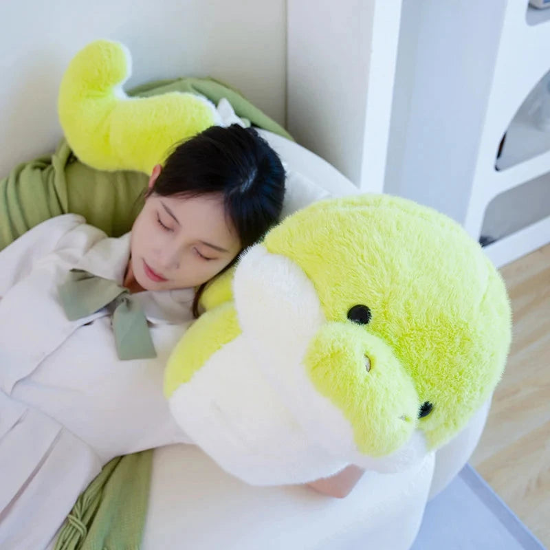 Noodles the Long Green Fluffy Snake – Kawaiies