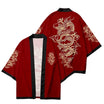 Red Black Golden Dragon Outlined Unisex Kimono – Kawaiies