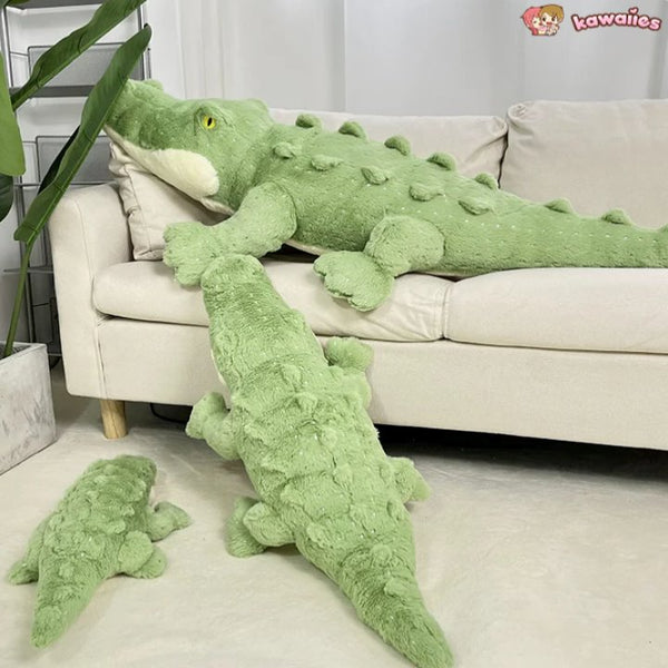 Soft Fluffy Green Crocodile Plush Toy – Kawaiies