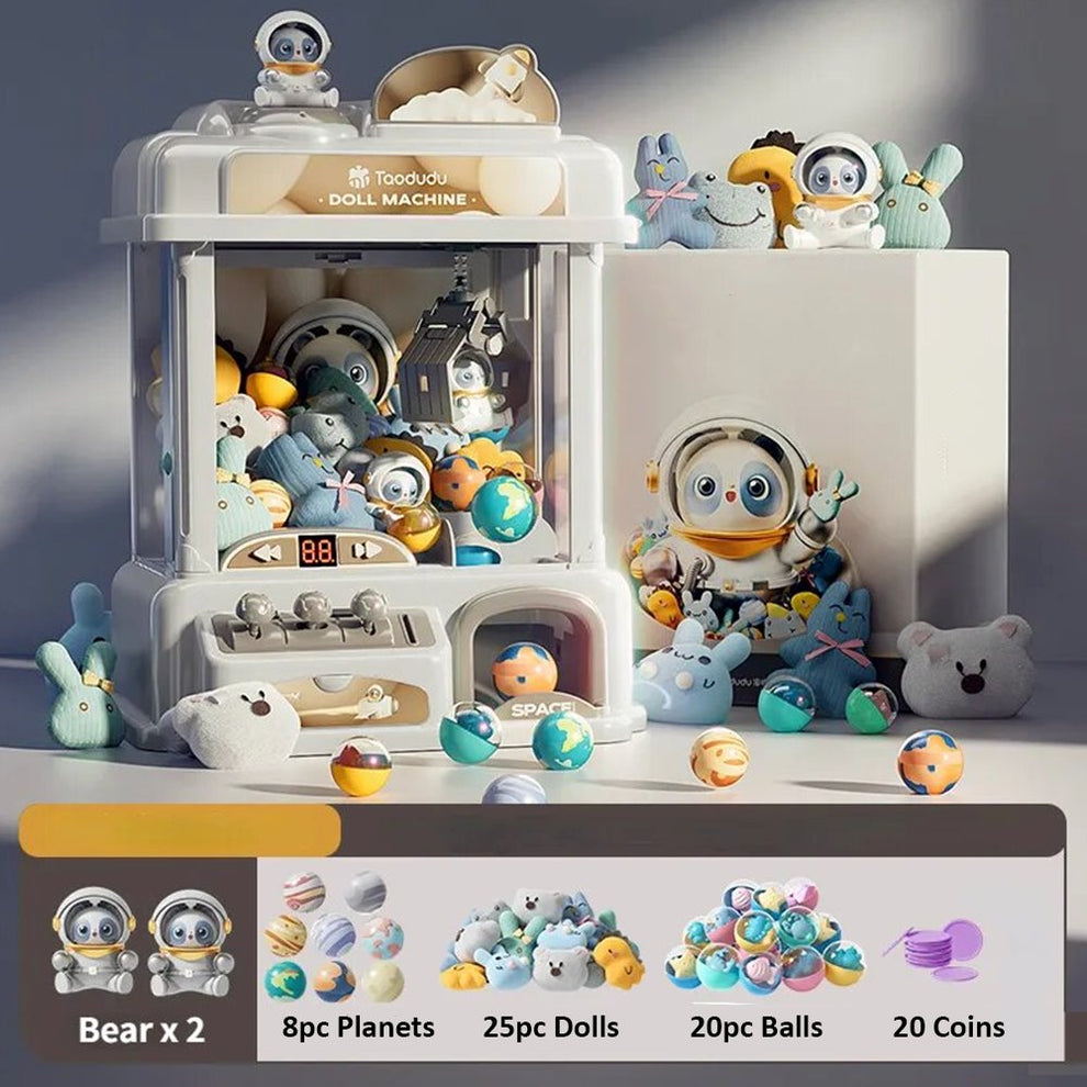 Space Astronaut Panda Bear Mini Claw Machine – Kawaiies