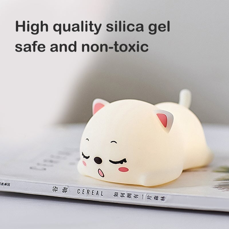 Yawning Cat LED Night Light – Kawaiies