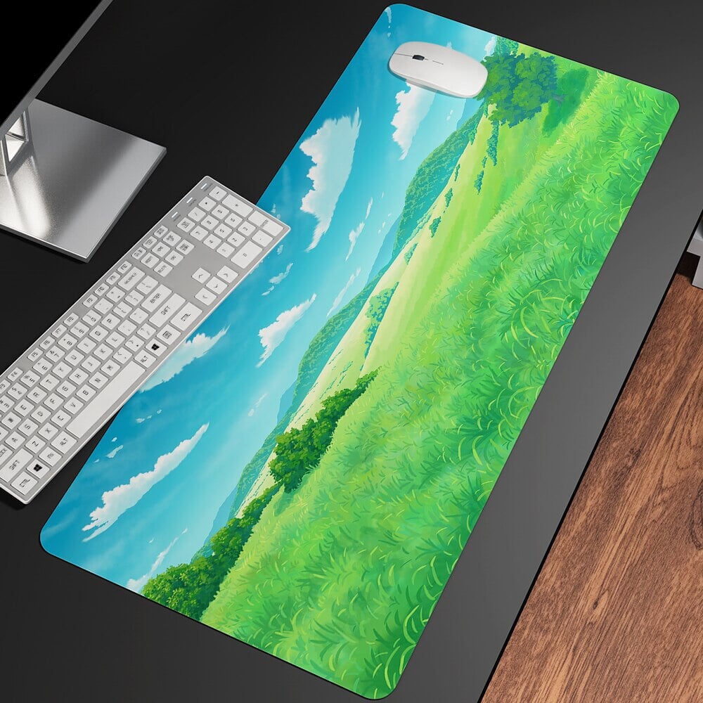 Anime Summer Landscape Art Large Mouse Pad Collection – Kawaiies