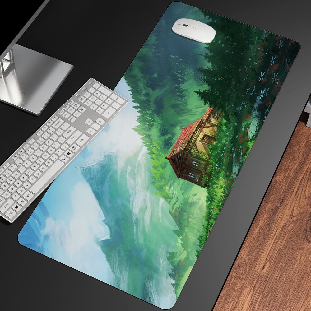 Anime Summer Landscape Art Large Mouse Pad Collection – Kawaiies