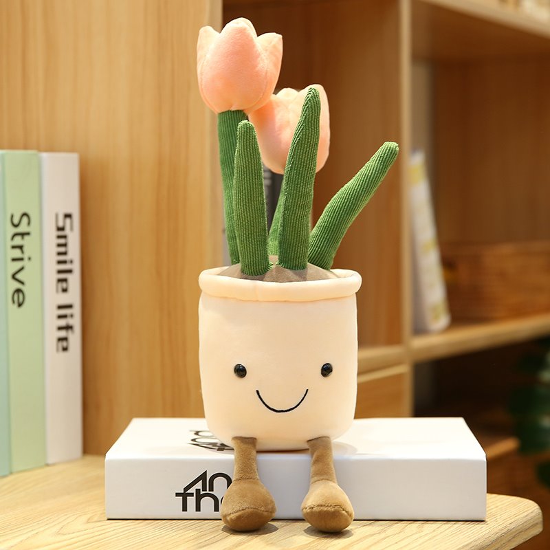 Bubbly Tulip Flower Pot Plush – Kawaiies