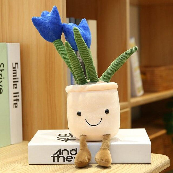 Bubbly Tulip Flower Pot Plush – Kawaiies