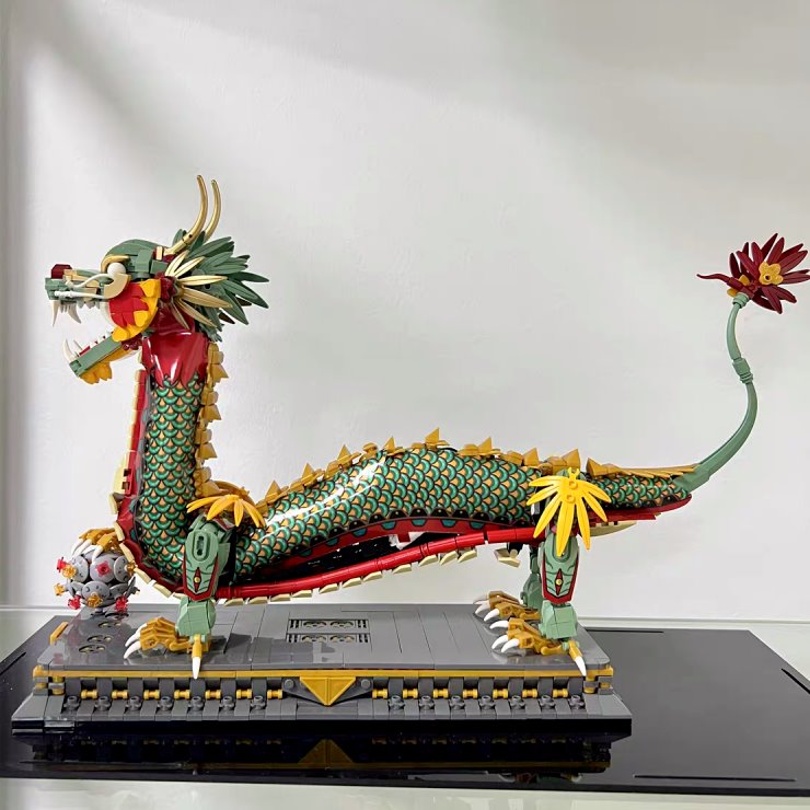 Chinese Dragon Statue Nano Building Blocks – Kawaiies