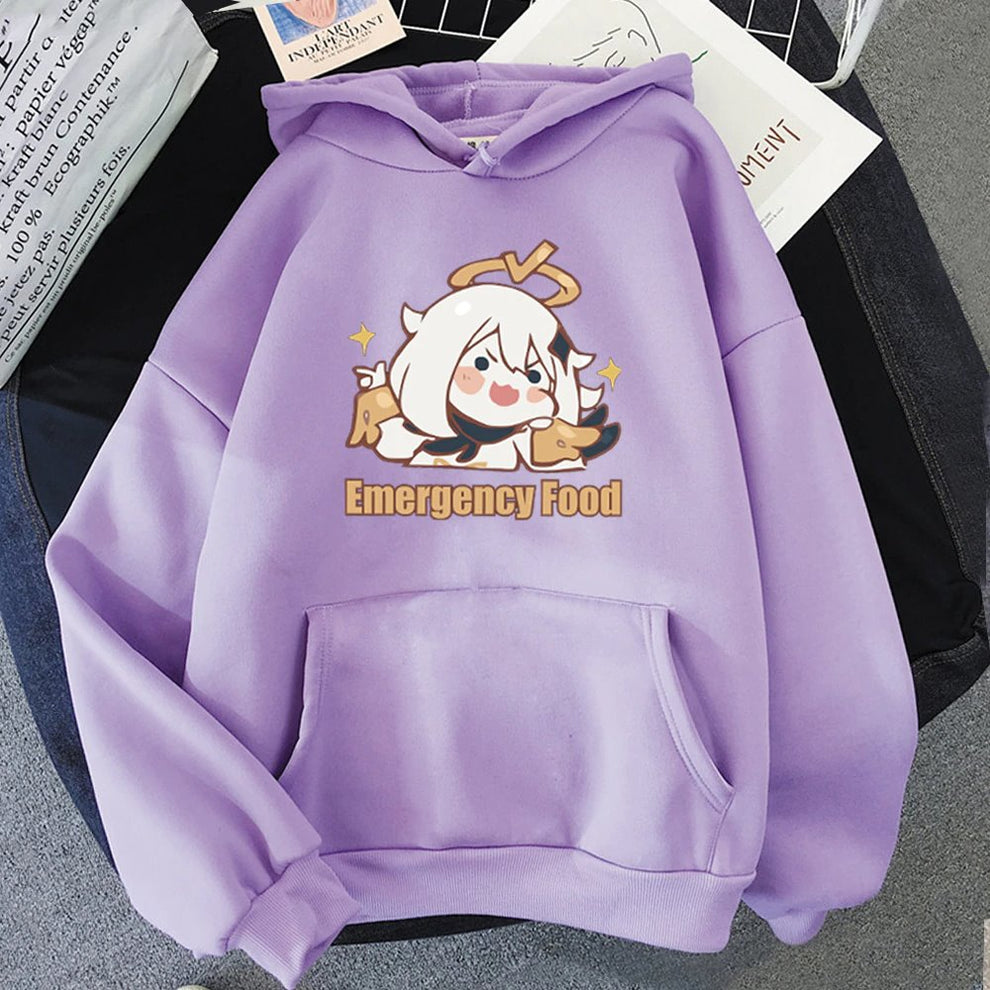 Cute Anime Emergency Food Hoodies – Kawaiies