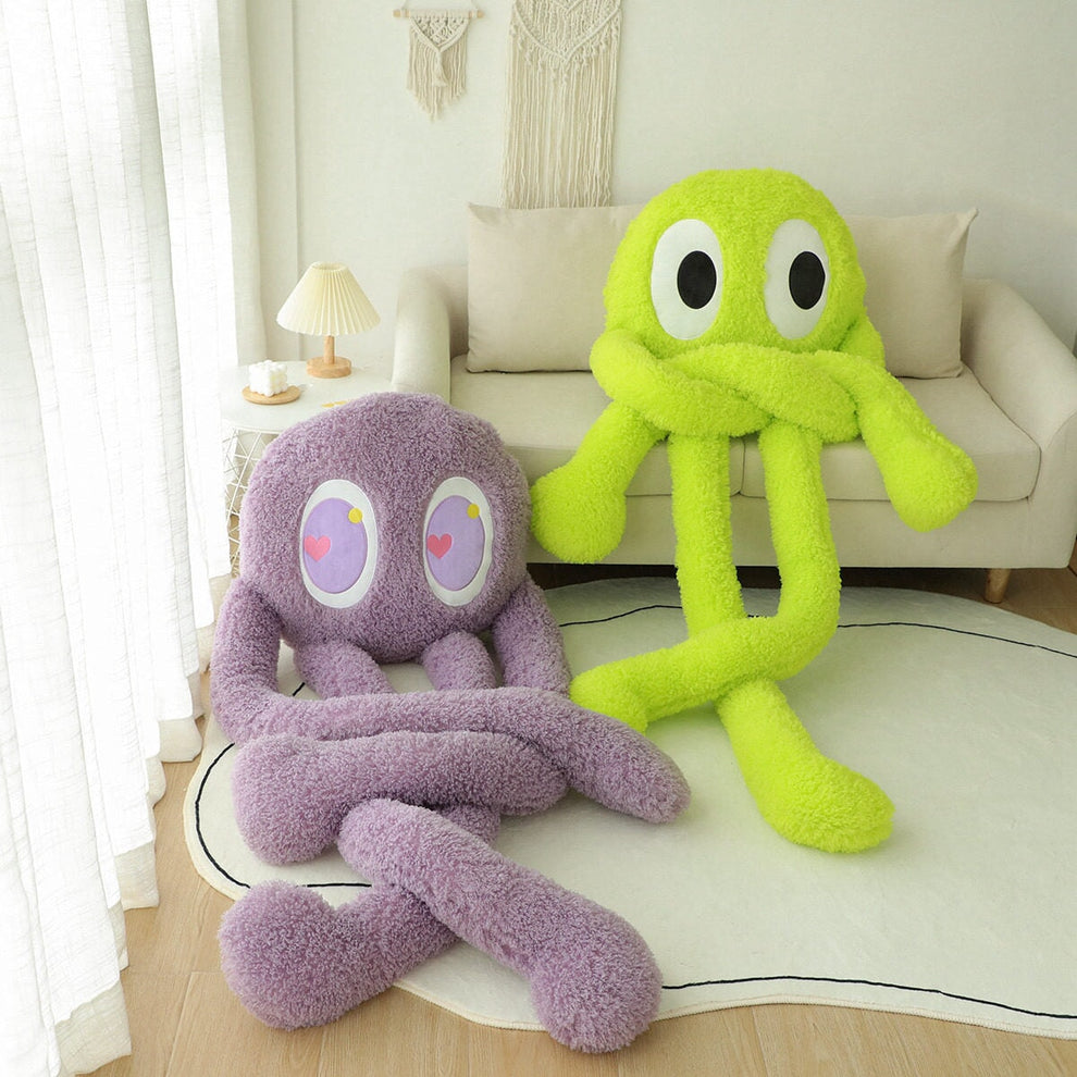 Giant Fuzzy 4 Legged Octopus Plushie – Kawaiies