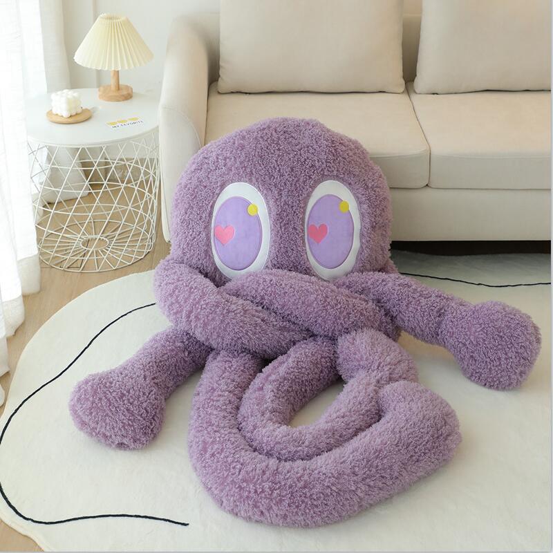 Giant Fuzzy 4 Legged Octopus Plushie – Kawaiies