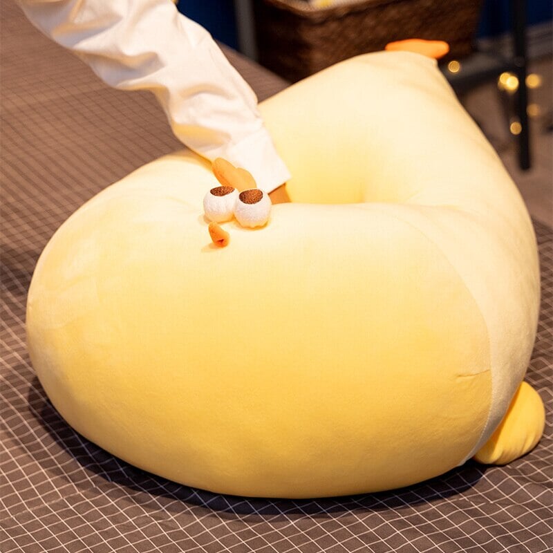 Jaba the Chonky Yellow Chicken Plushie – Kawaiies
