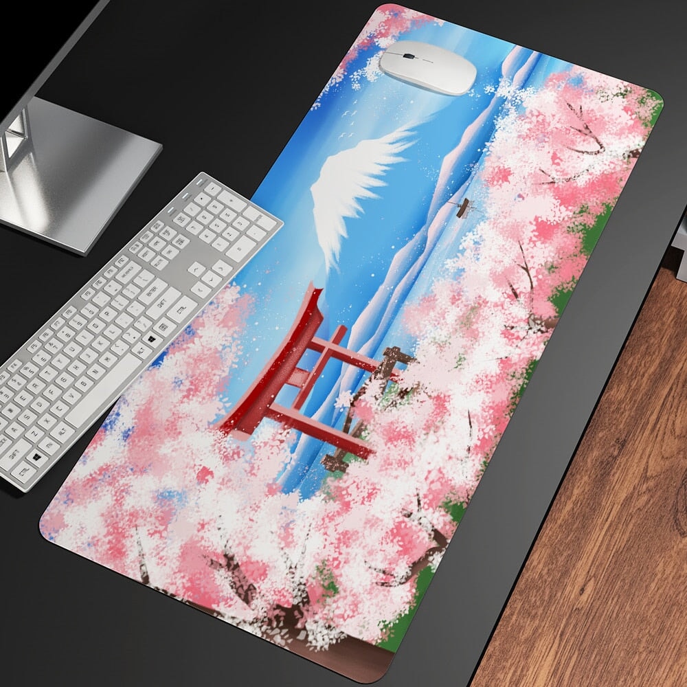 Japan Mount Fuji Shrine Long Mouse Pad – Kawaiies
