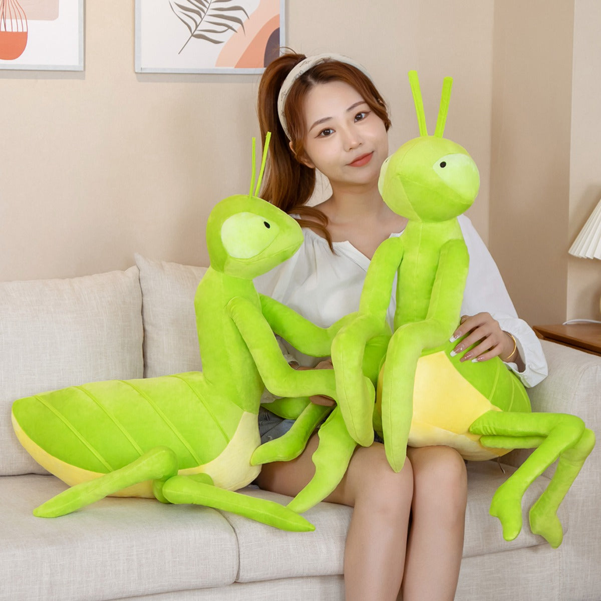 Kawaii Green Praying Mantis Plushie – Kawaiies