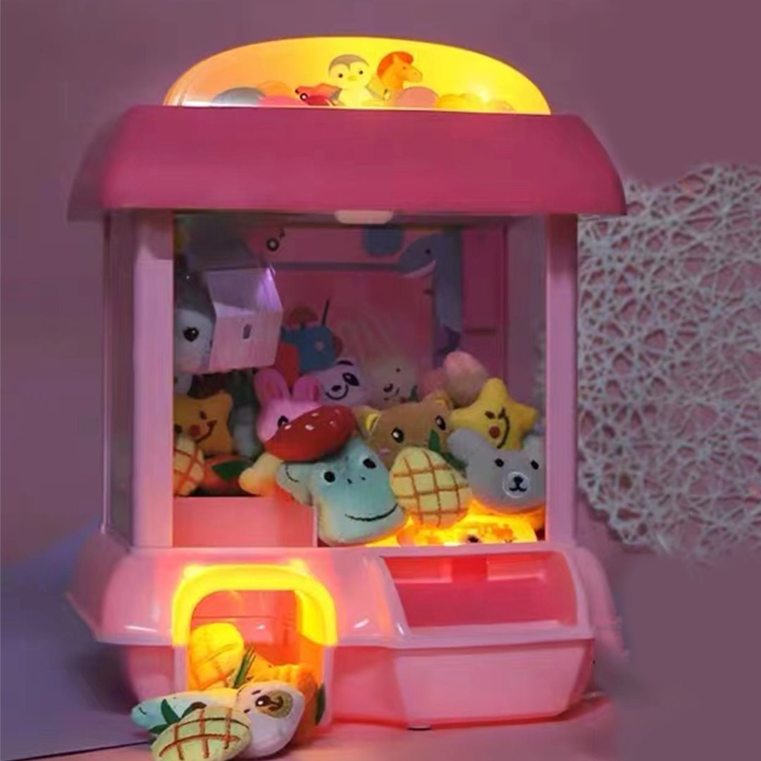 Kawaii Mini Pink Green Light Up Claw Machine Toy – Kawaiies