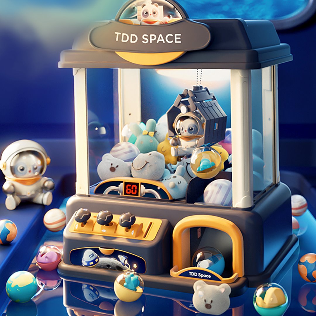 Kawaii Mini 'TDD SPACE' Claw Machine Toy – Kawaiies
