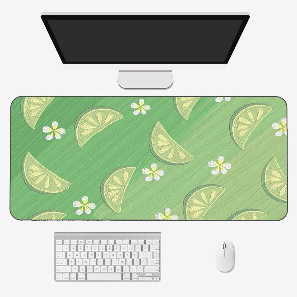 Kawaii Pastel Flowers Long Mouse Pad Collection – Kawaiies