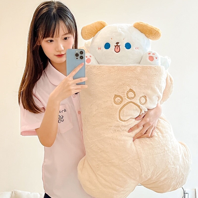 Large Kawaii Taiyaki Bone Carrot Animal Plushie Collection – Kawaiies