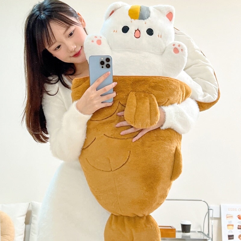 Large Kawaii Taiyaki Bone Carrot Animal Plushie Collection – Kawaiies
