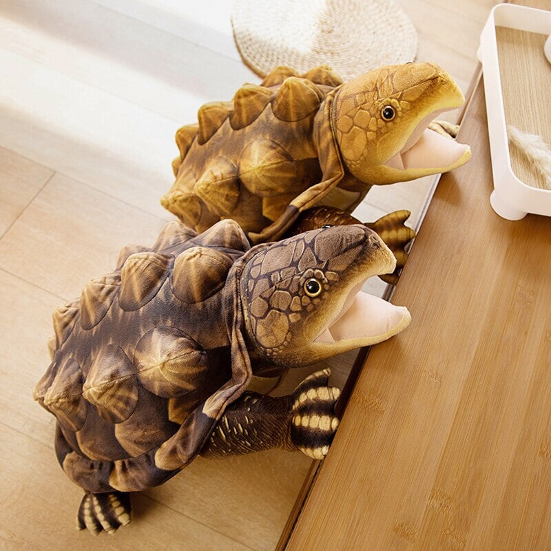 Large Lifelike Snapping Turtle Plushie – Kawaiies