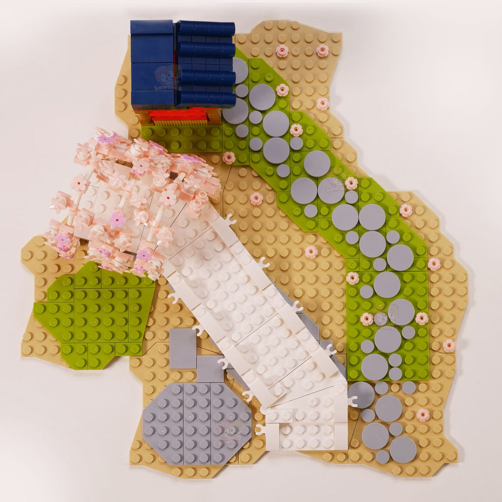 Light up Japanese Hakone Sakura Tree Tunnel Building Sets – Kawaiies