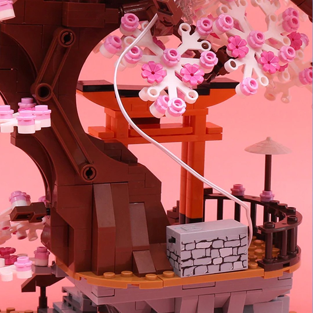 Romantic Light Up Japanese Cherry Blossom Tree Building Sets | Special ...