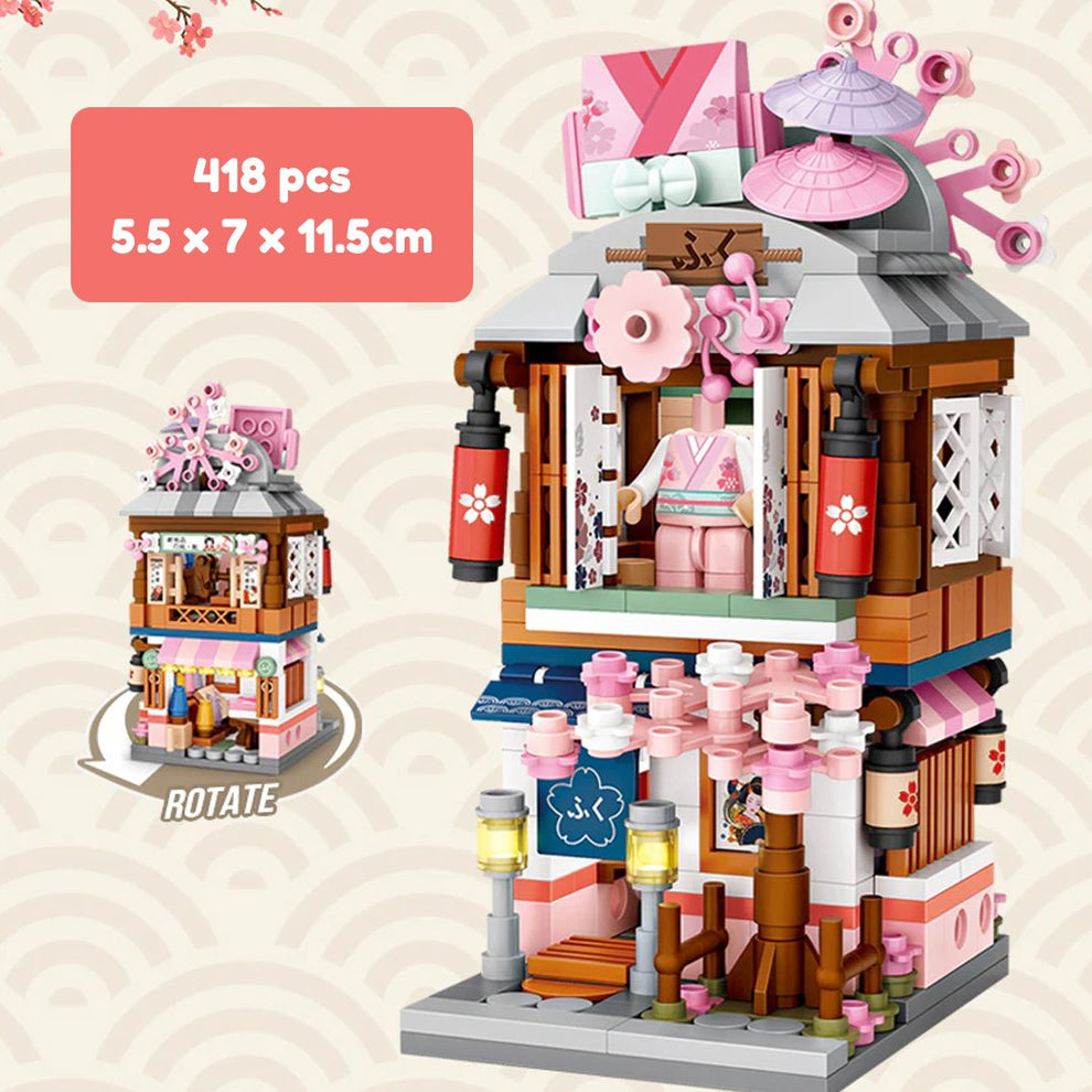 Micro Cute Japanese Stalls Building Sets – Kawaiies