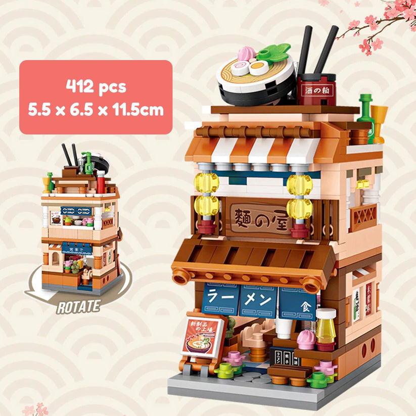 Micro Cute Japanese Stalls Building Sets – Kawaiies