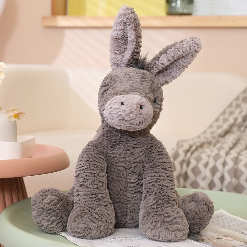 Pixie the Fluffy Donkey Plushie – Kawaiies