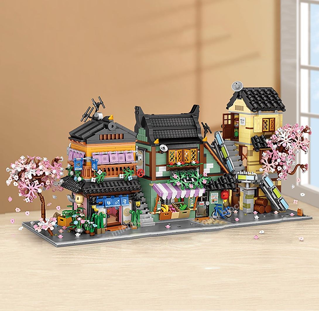 Sakura Stores Micro Building Set – Kawaiies