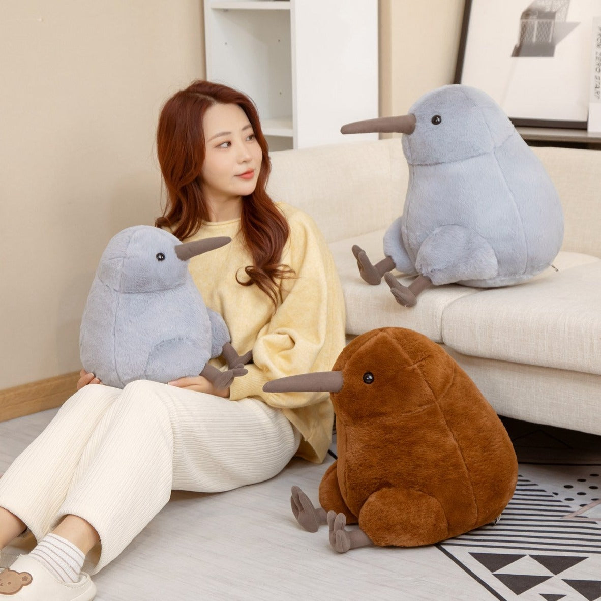 Sticks the Chunky Kiwi Bird Plushie – Kawaiies