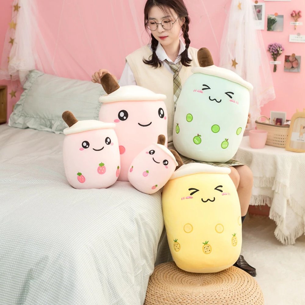 The Bubble Tea Family Fruit Plushies Collection – Kawaiies