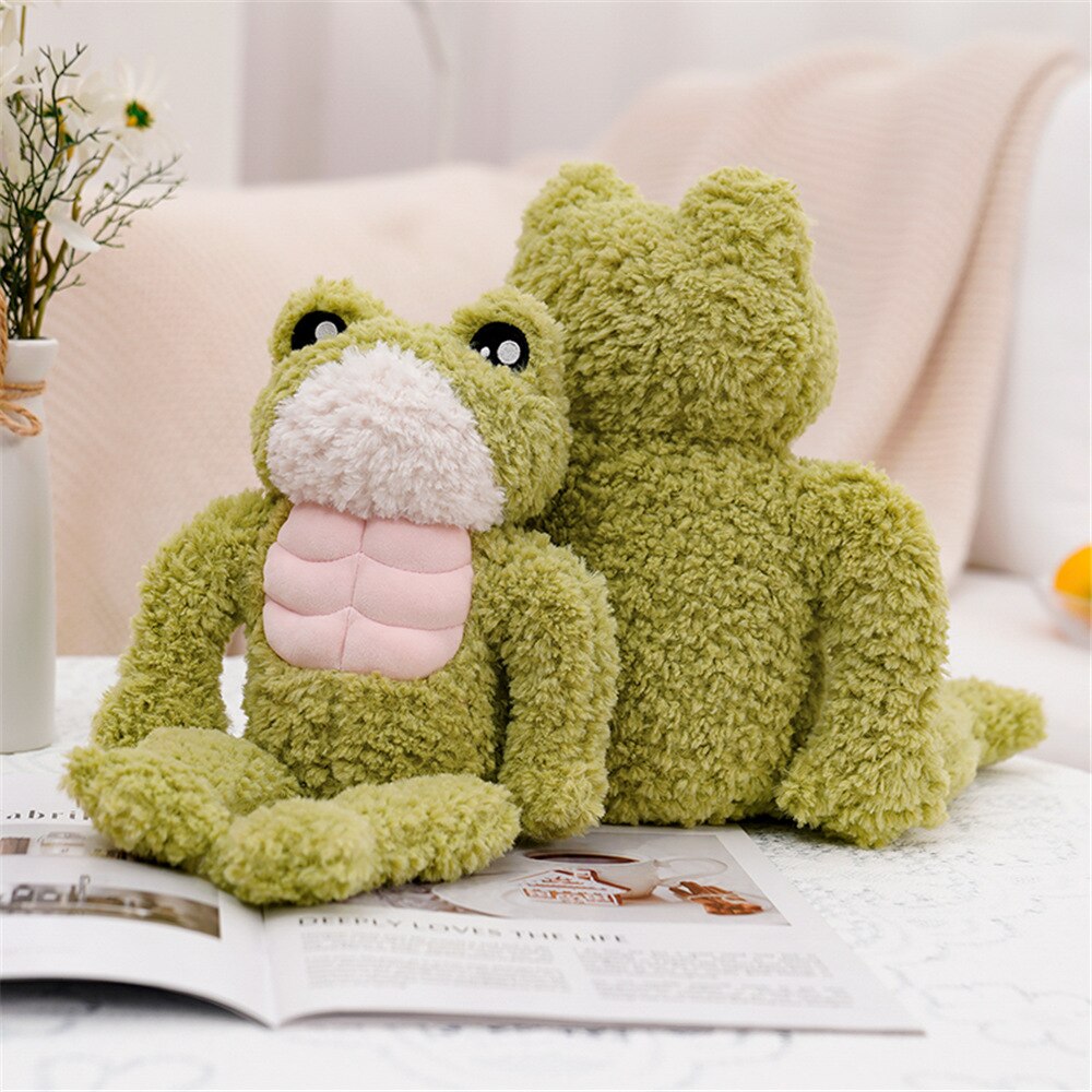 The Dench Muscle Frog Plushie – Kawaiies