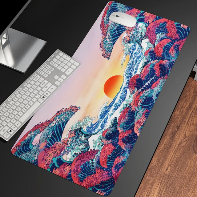 The Great Wave off Kanagawa Large Mouse Pad Collection – Kawaiies